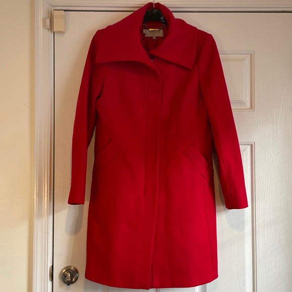 hobbs | Jackets & Coats | No Longer Availablehobbs Red Car Coat In Rich ...
